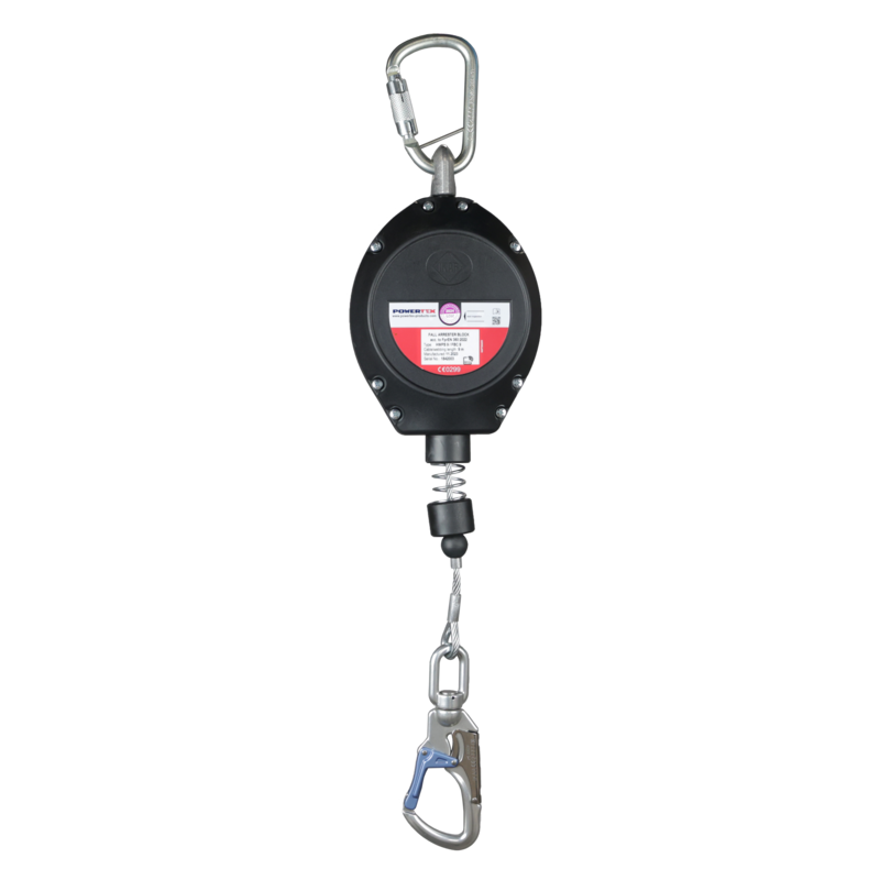 Fall Arrest Block with Steel Cable – POWERTEX FBC | Powertex