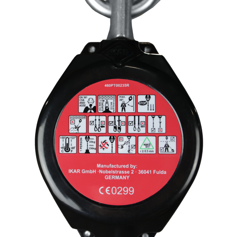 POWERTEX MBW25 Mini Fall Arrest Block with Webbing | Powertex