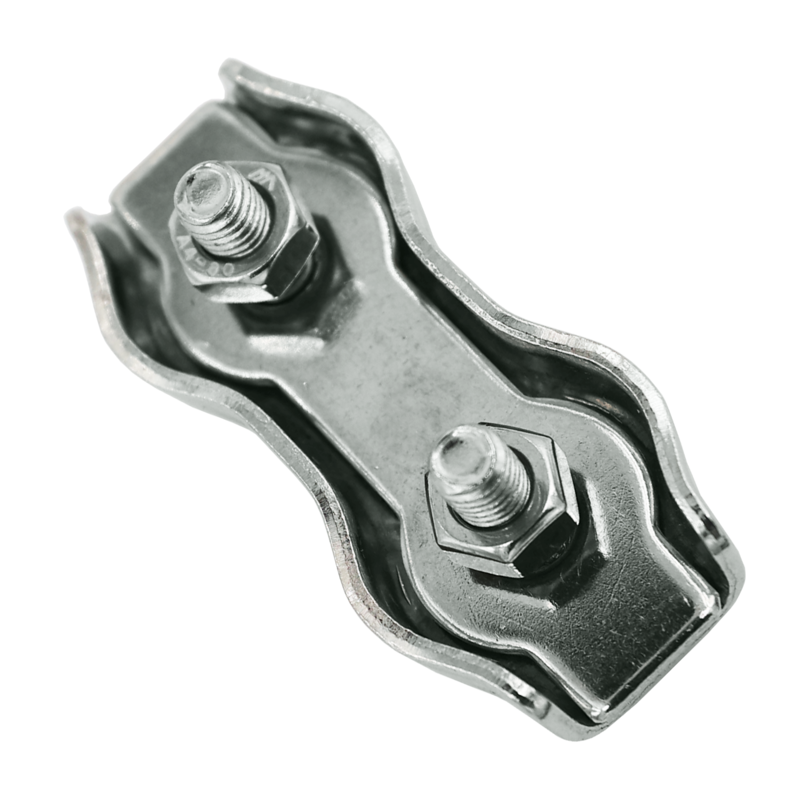 Powertex Wire Rope Clip Duplex PCD Stainless Steel | Powertex