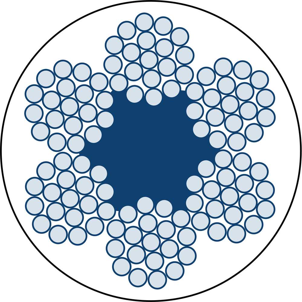 Galvanized steel wire rope, coated | Powertex